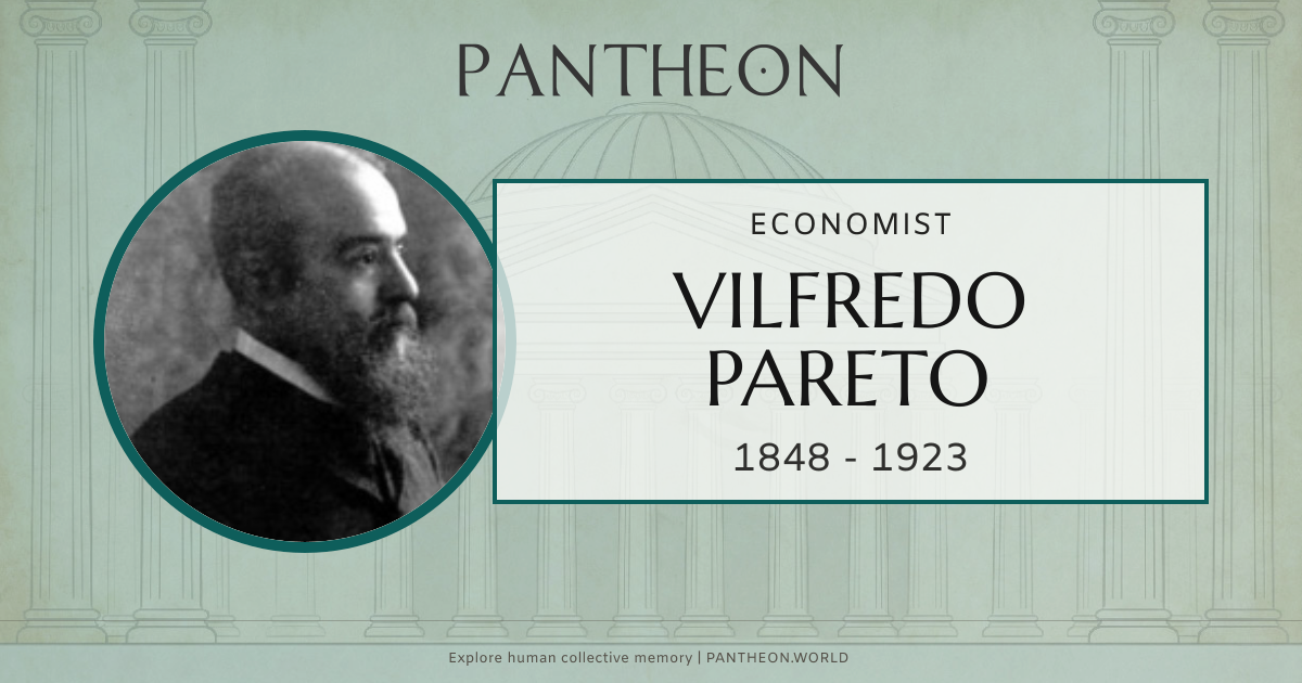 Vilfredo Pareto Biography | Pantheon
