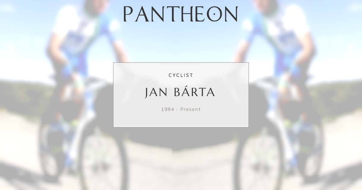 Jan Bárta Biography | Pantheon