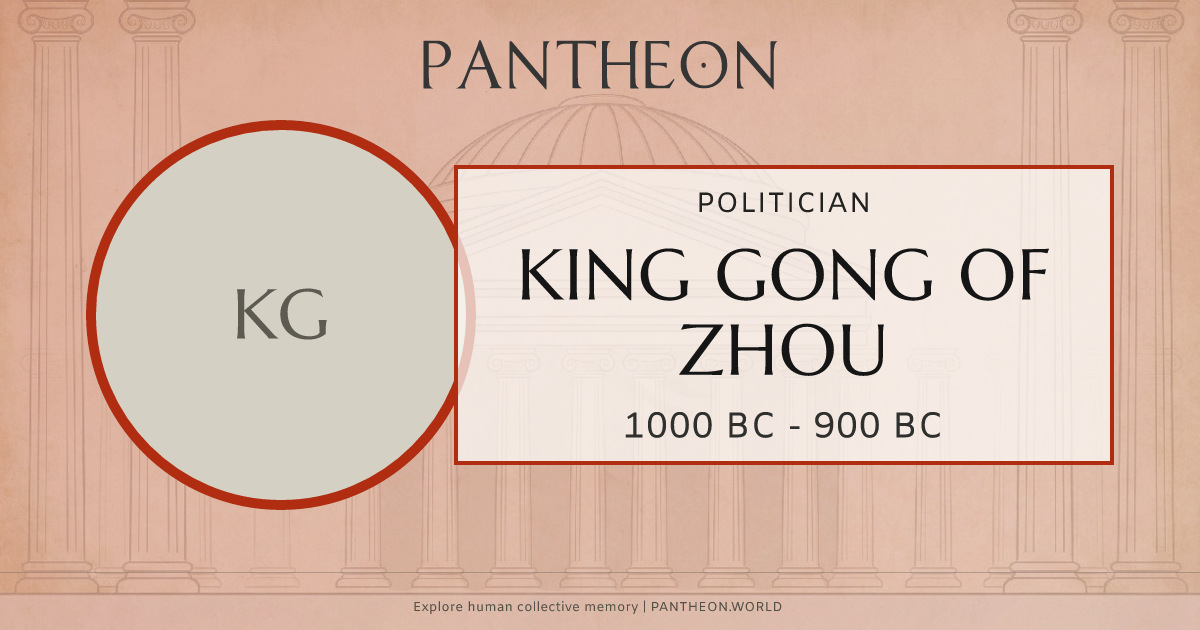 King Gong of Zhou Biography | Pantheon