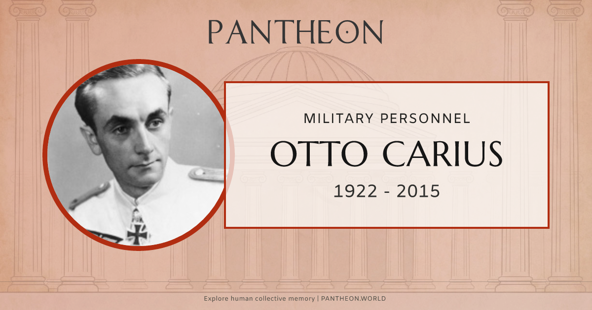 Otto Carius Biography | Pantheon