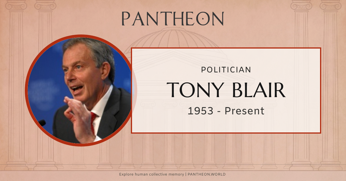 Tony Blair Biography | Pantheon