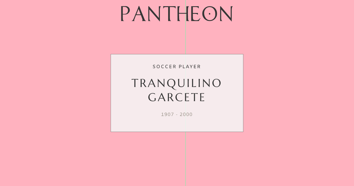 Tranquilino Garcete Biography | Pantheon