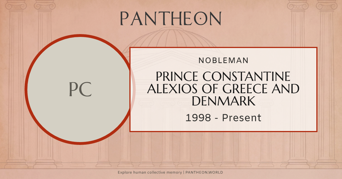 Prince Constantine Alexios of Greece and Denmark Biography | Pantheon