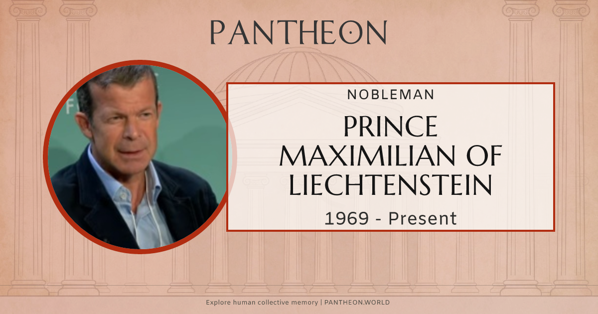 Prince Maximilian of Liechtenstein Biography | Pantheon