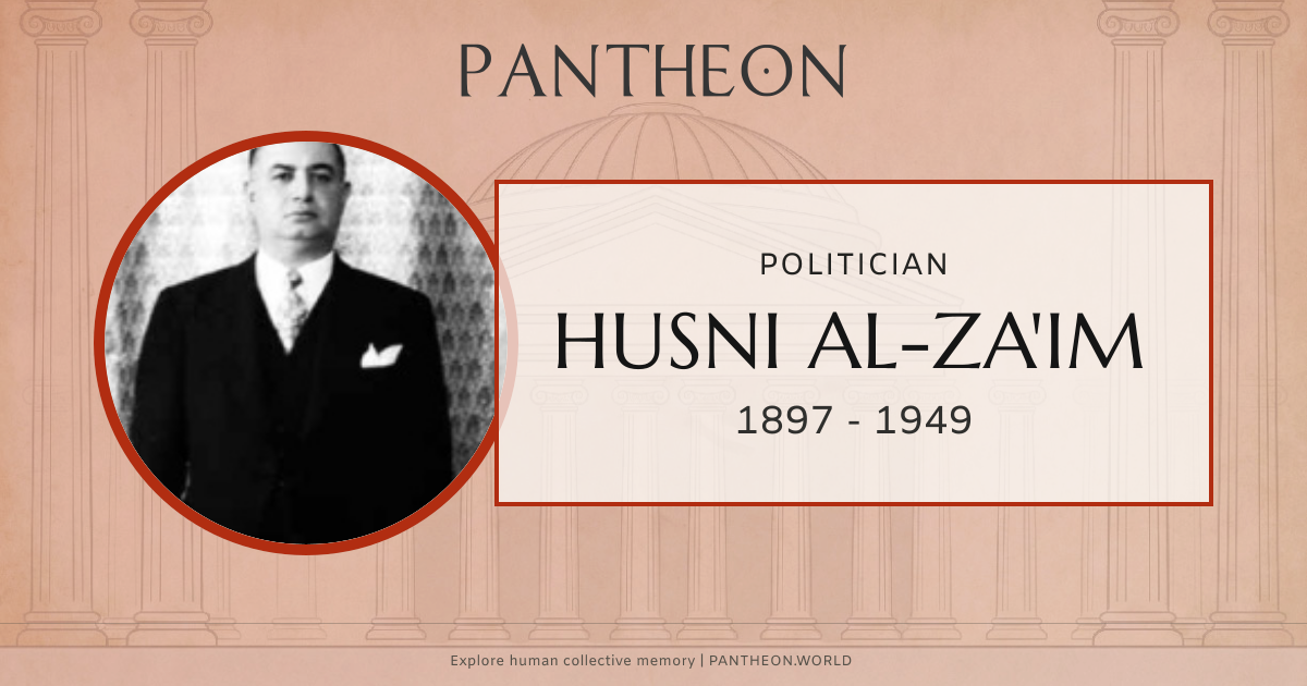 Husni al-Za'im Biography | Pantheon