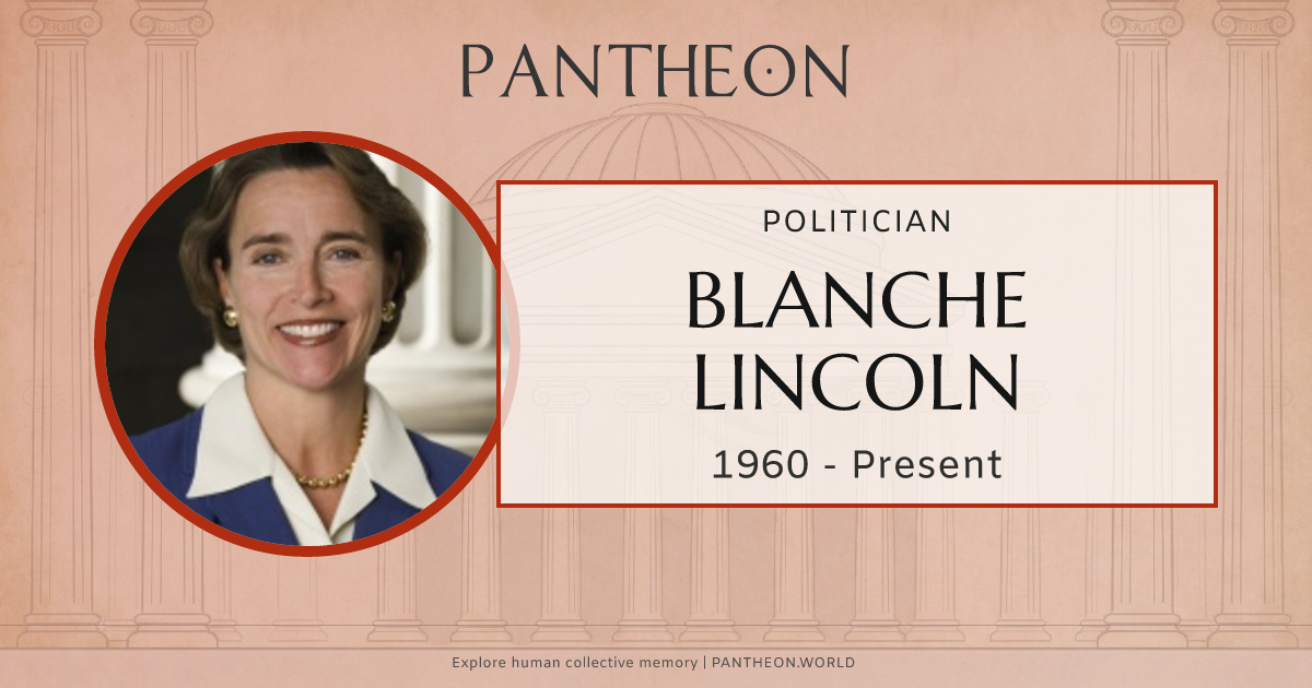 Blanche Lincoln Biography | Pantheon