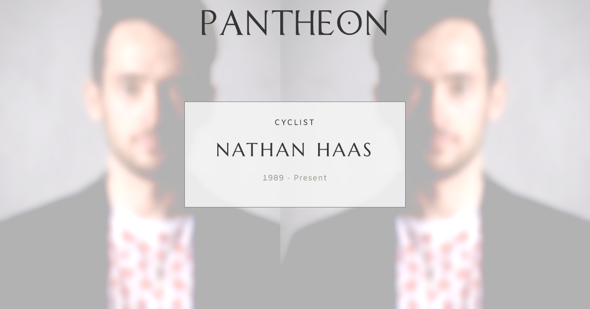 Nathan Haas Biography | Pantheon