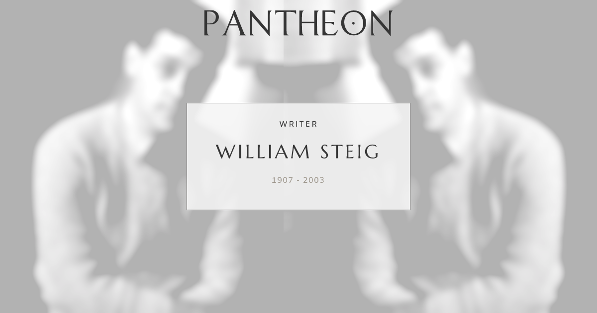 William Steig Biography | Pantheon