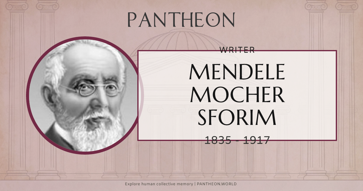 Mendele Mocher Sforim Biography | Pantheon