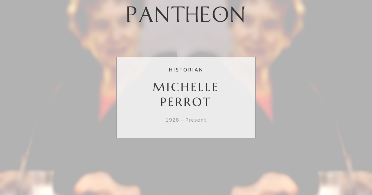 Michelle Perrot Biography | Pantheon