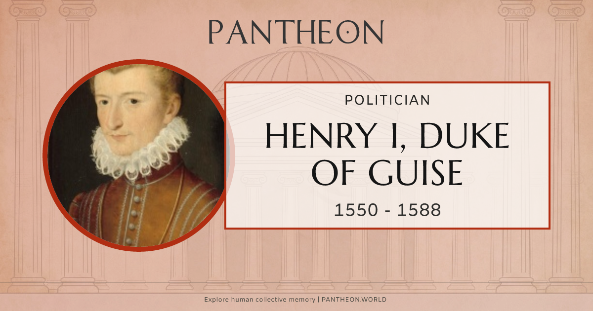Henry I, Duke of Guise Biography | Pantheon