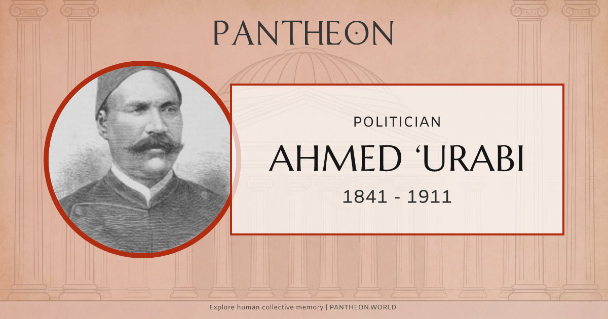 Ahmed ‘Urabi Biography | Pantheon