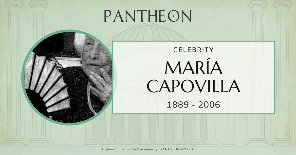 María Capovilla Biography | Pantheon