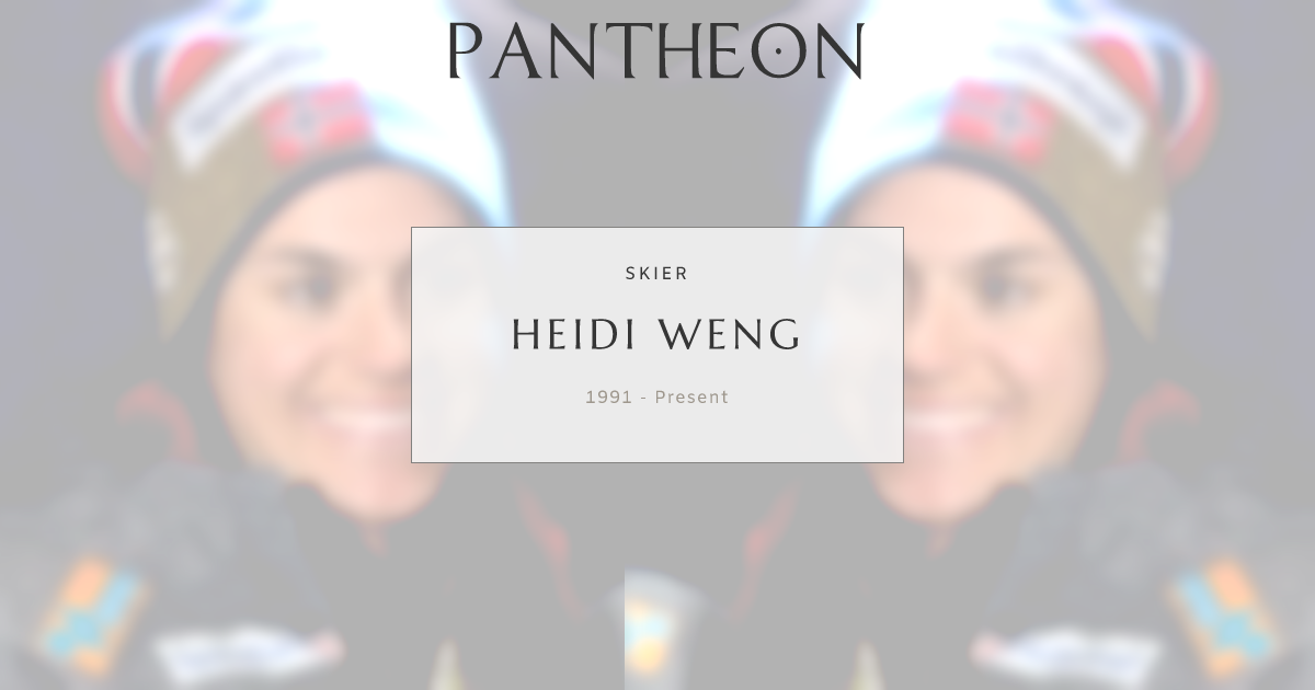 Heidi Weng Biography | Pantheon