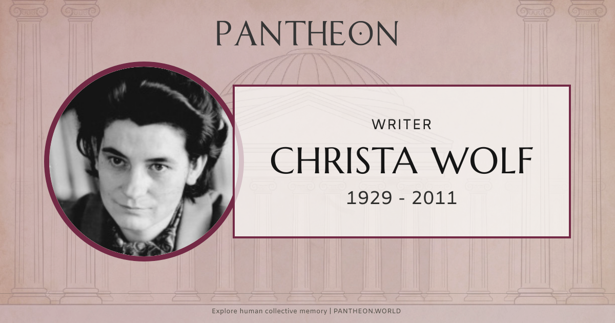 Christa Wolf Biography | Pantheon