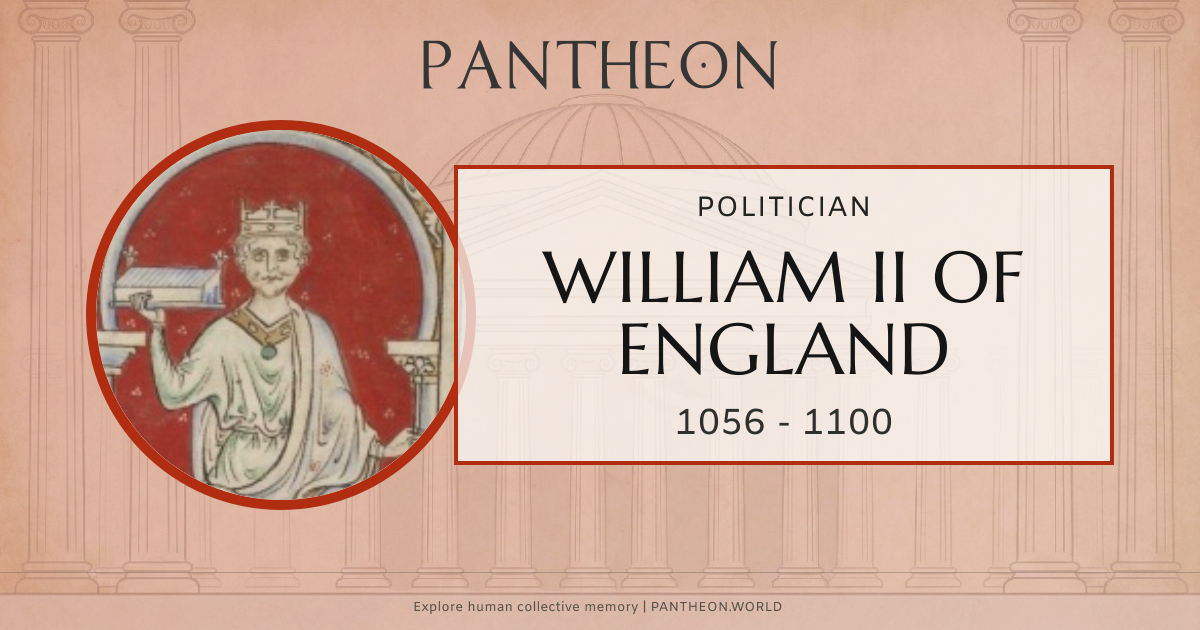 William II of England Biography | Pantheon