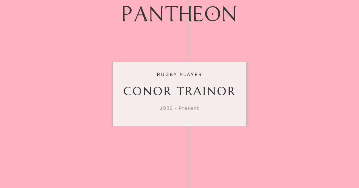 Conor Trainor Biography | Pantheon