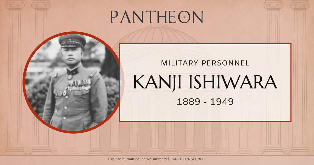 Kanji Ishiwara Biography | Pantheon