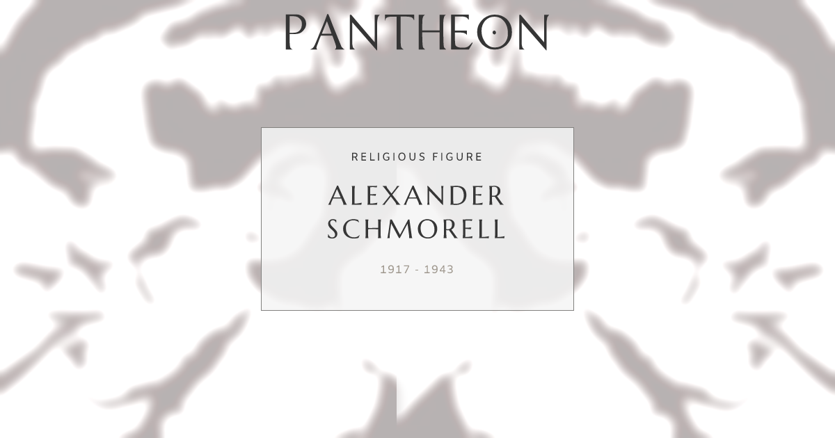 Alexander Schmorell Biography | Pantheon
