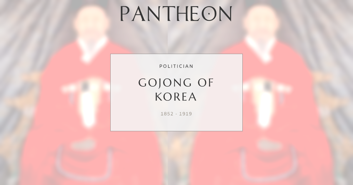 Gojong of Korea Biography | Pantheon