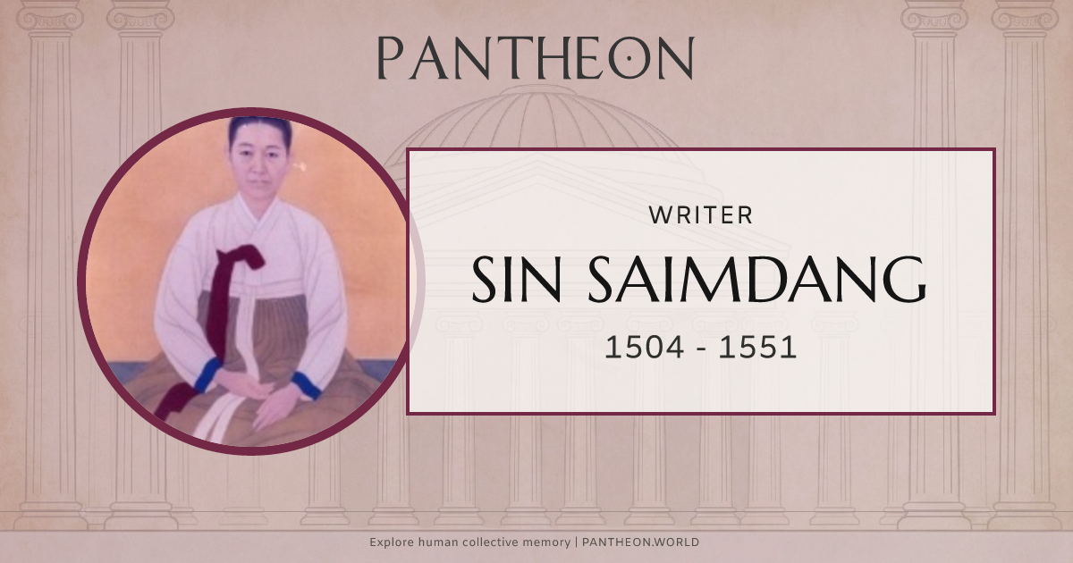 Sin Saimdang Biography | Pantheon
