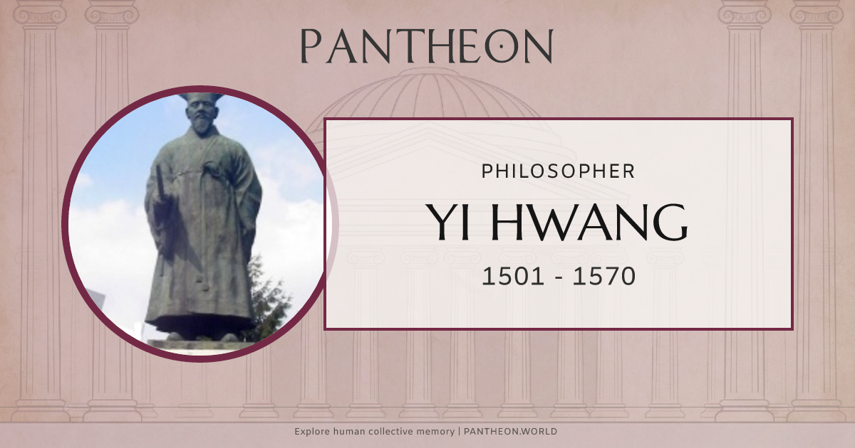 Yi Hwang Biography | Pantheon