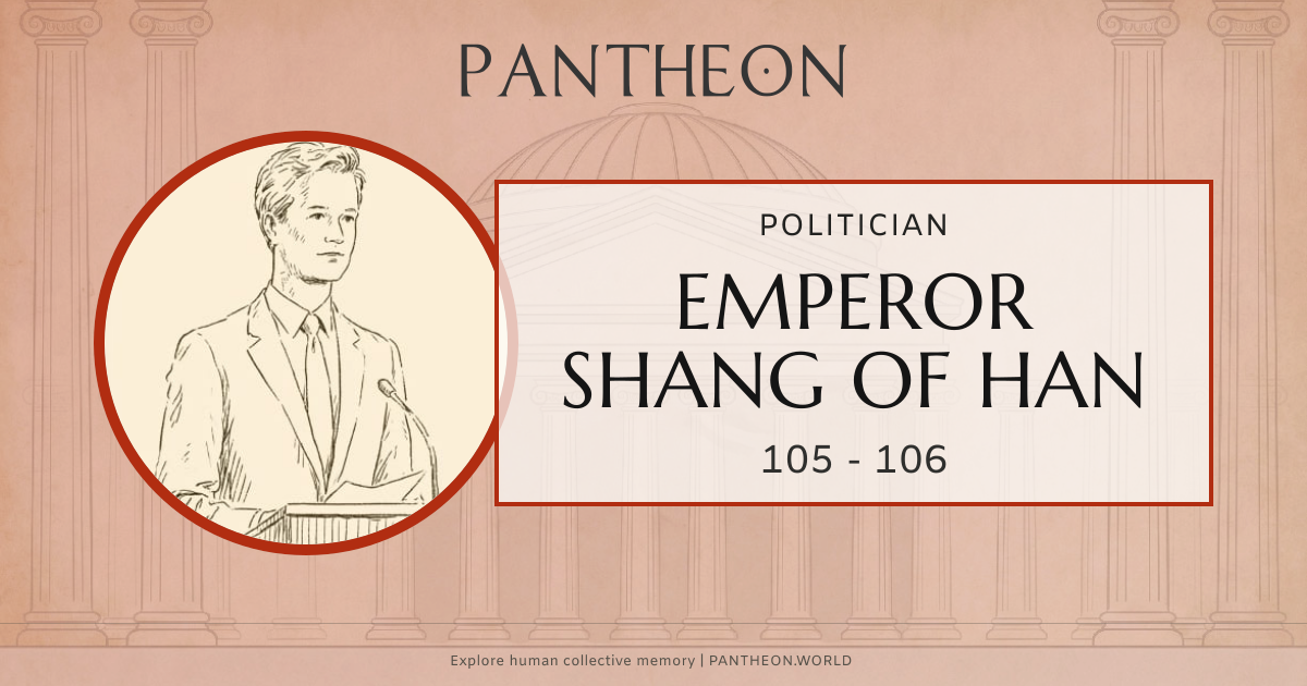 Emperor Shang of Han Biography | Pantheon