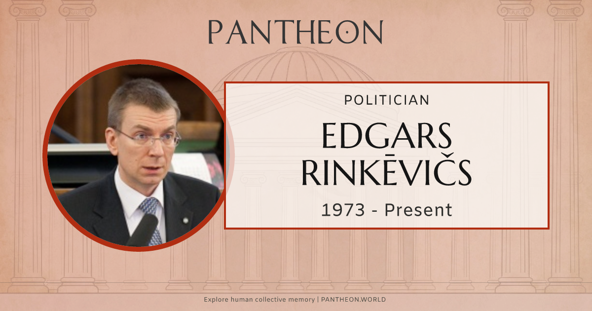 Edgars Rinkēvičs Biography | Pantheon