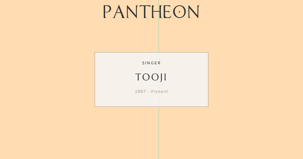Tooji Biography | Pantheon