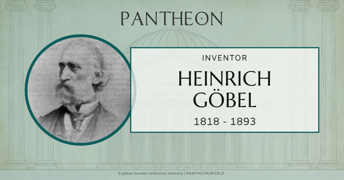 Heinrich Göbel Biography | Pantheon