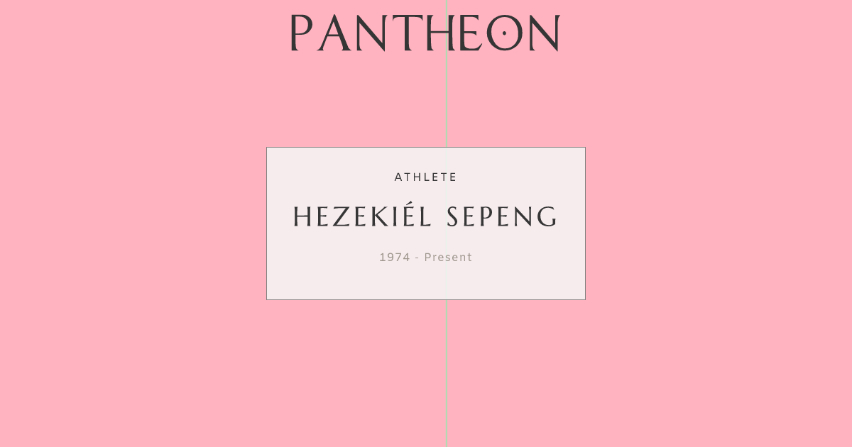 Hezekiél Sepeng Biography | Pantheon