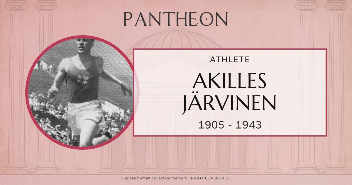 Akilles Järvinen Biography | Pantheon