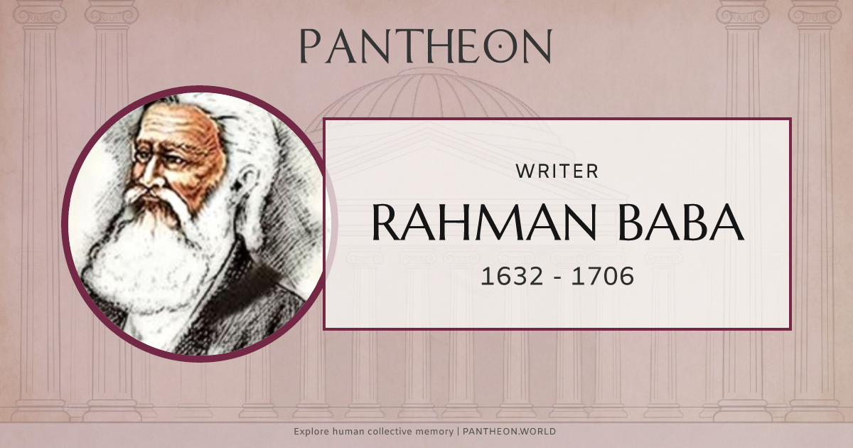 Rahman Baba Biography | Pantheon