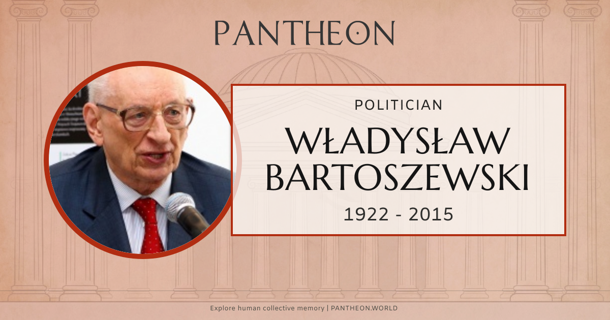 Władysław Bartoszewski Biography | Pantheon