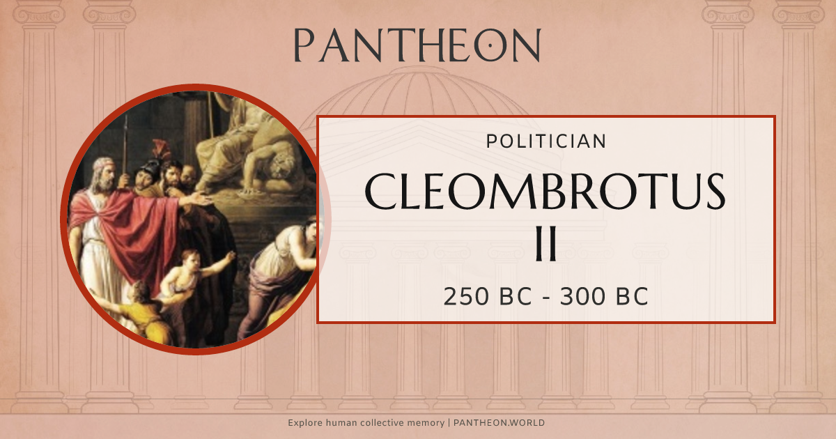 Cleombrotus II Biography | Pantheon