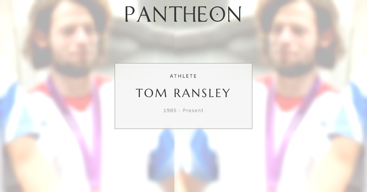 Tom Ransley Biography | Pantheon