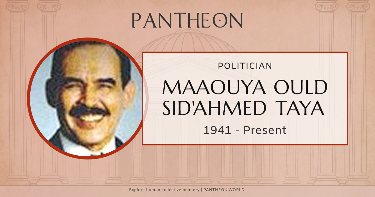 Maaouya Ould Sid'Ahmed Taya Biography | Pantheon
