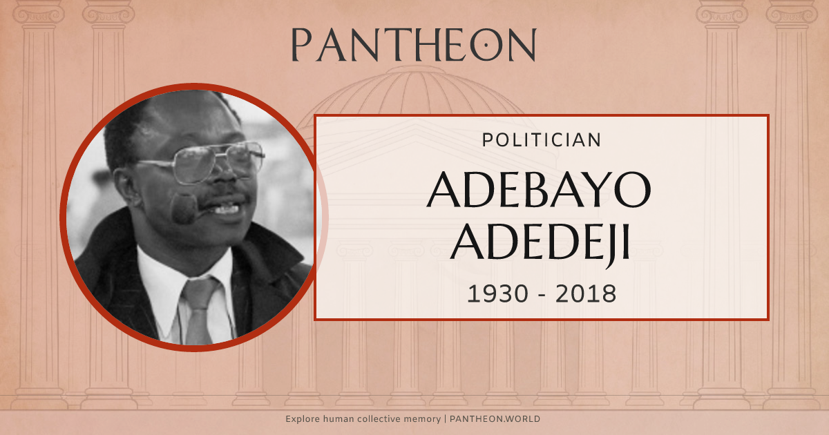 Adebayo Adedeji Biography | Pantheon