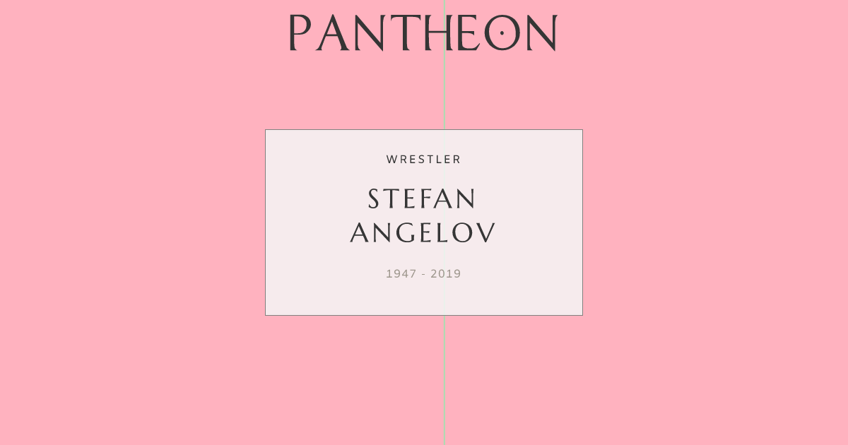 Stefan Angelov Biography | Pantheon