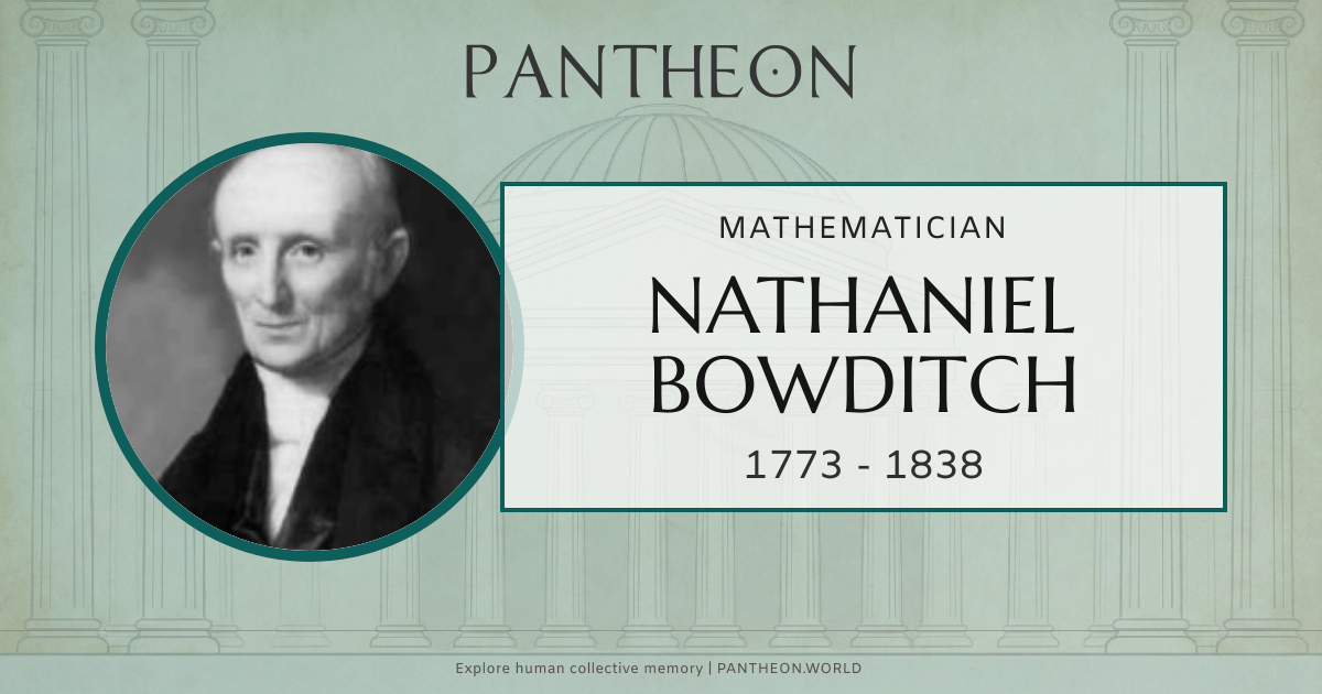 Nathaniel Bowditch Biography | Pantheon
