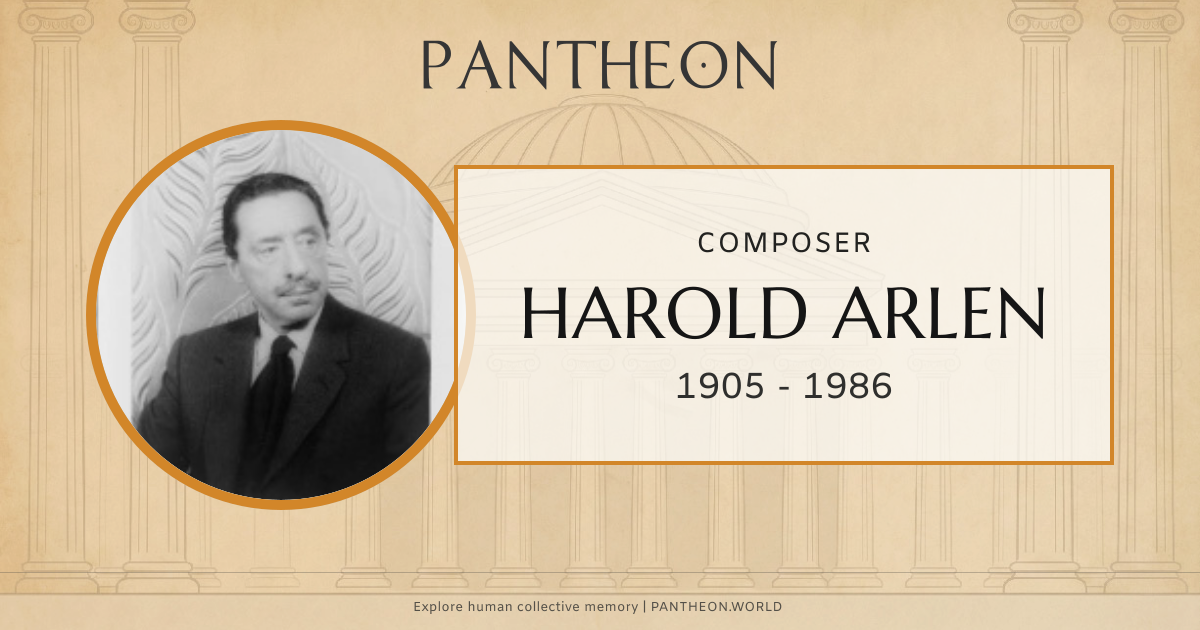 Harold Arlen Biography | Pantheon