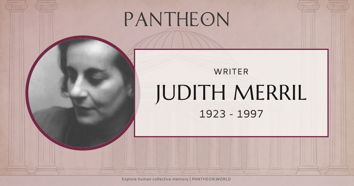 Judith Merril Biography | Pantheon