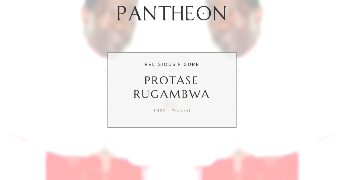 Protase Rugambwa Biography | Pantheon