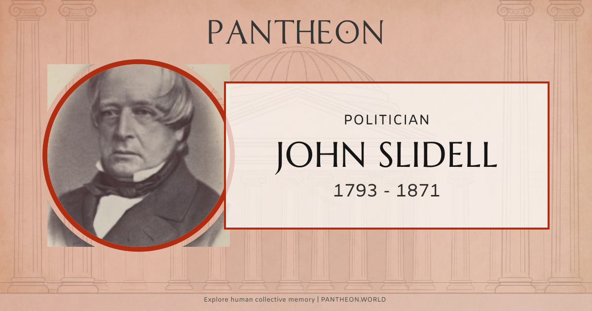 John Slidell Biography | Pantheon