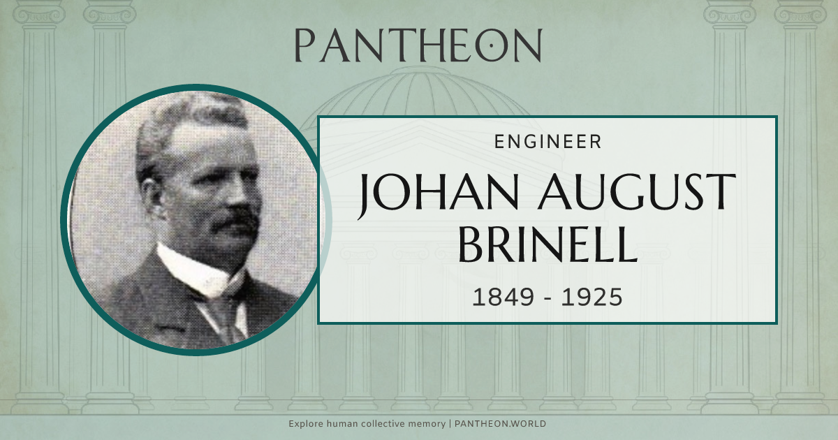Johan August Brinell Biography | Pantheon