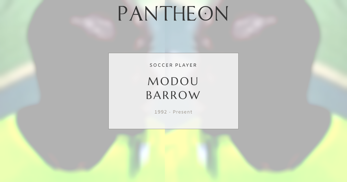 Modou Barrow Biography | Pantheon