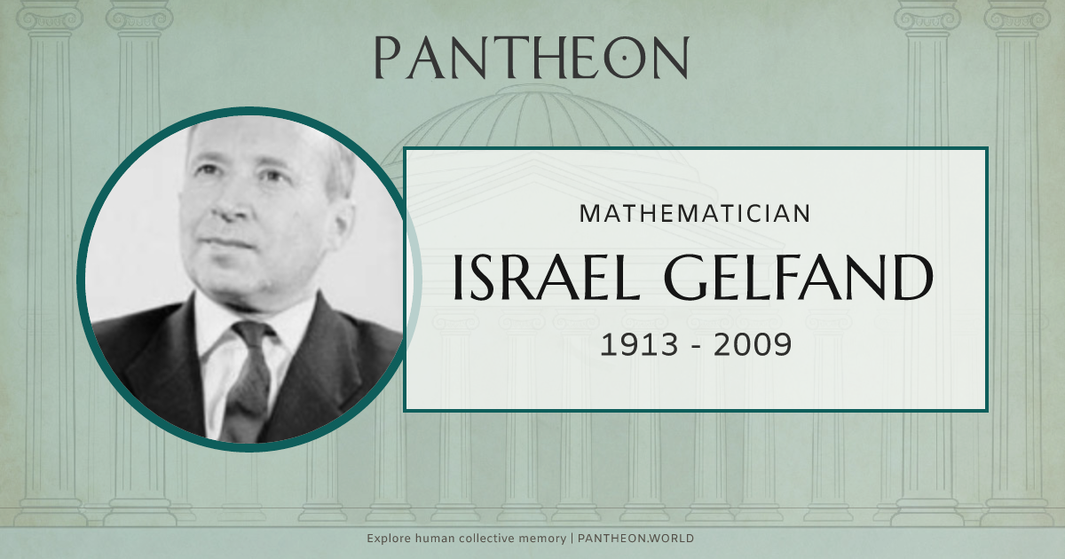 Israel Gelfand Biography | Pantheon