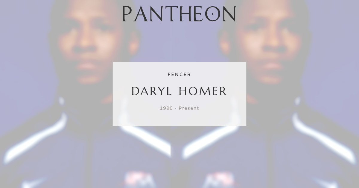 Daryl Homer Biography | Pantheon