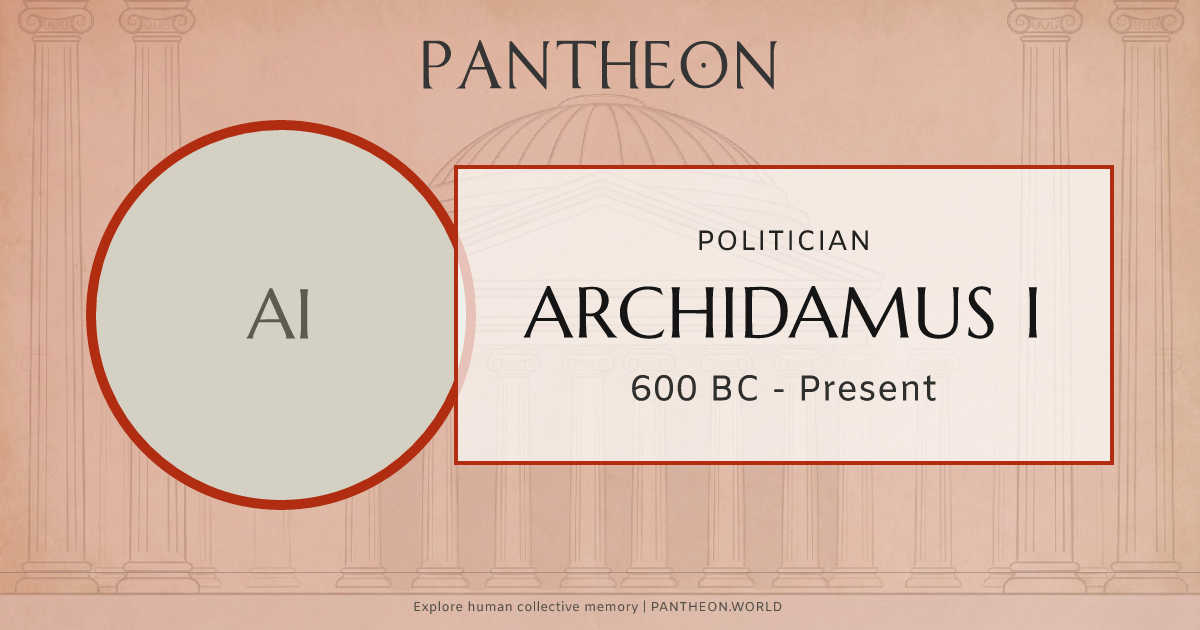 Archidamus I Biography | Pantheon