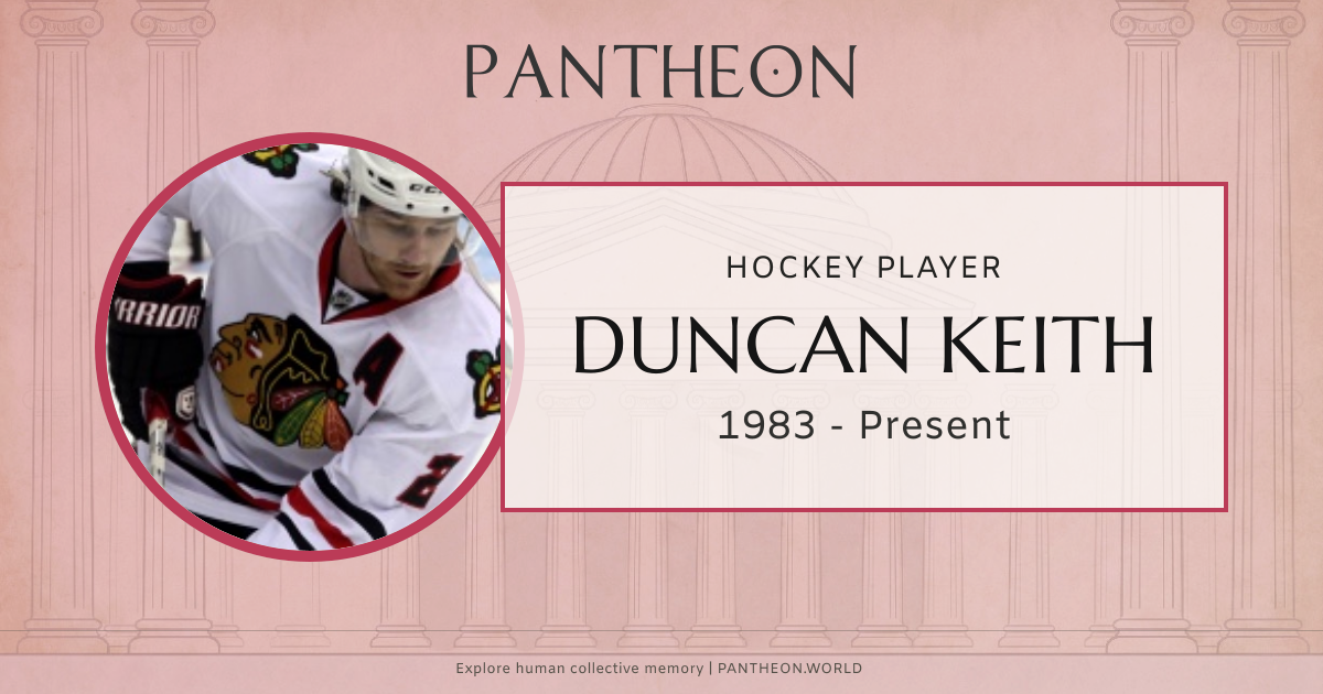 Duncan Keith Biography | Pantheon